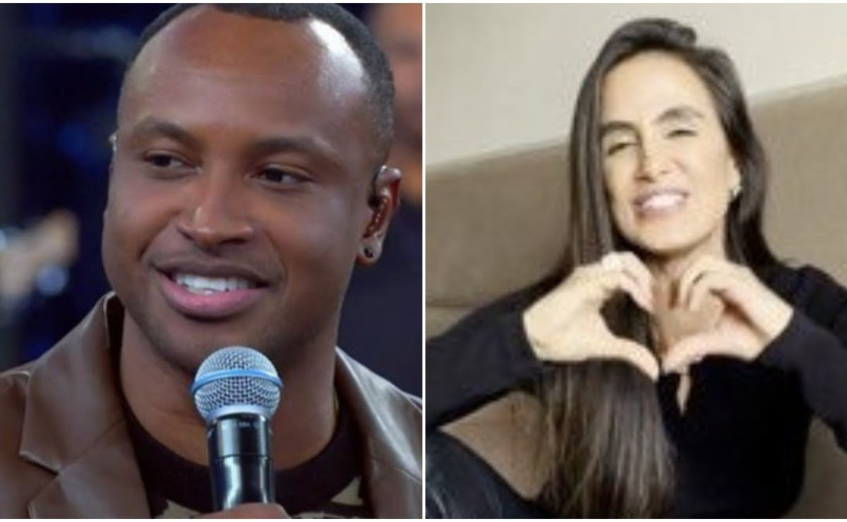 Apaixonados! Carol Peixinho se declara para Thiaguinho no Domingão