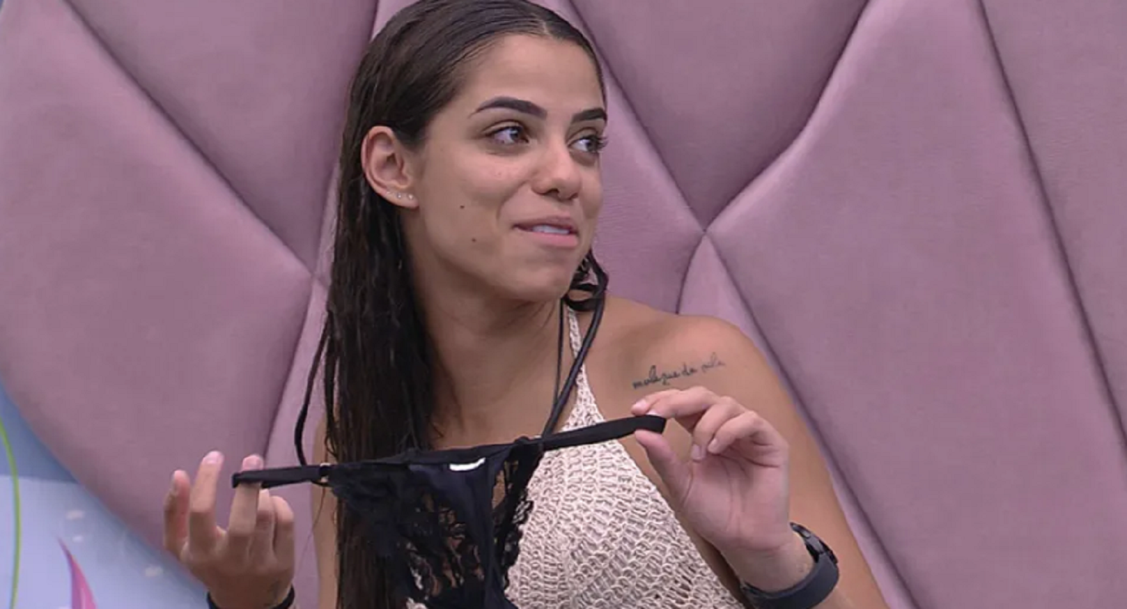 No paredão do BBB23, Key Alves e Gustavo trocam roupas íntimas: ‘vai ...