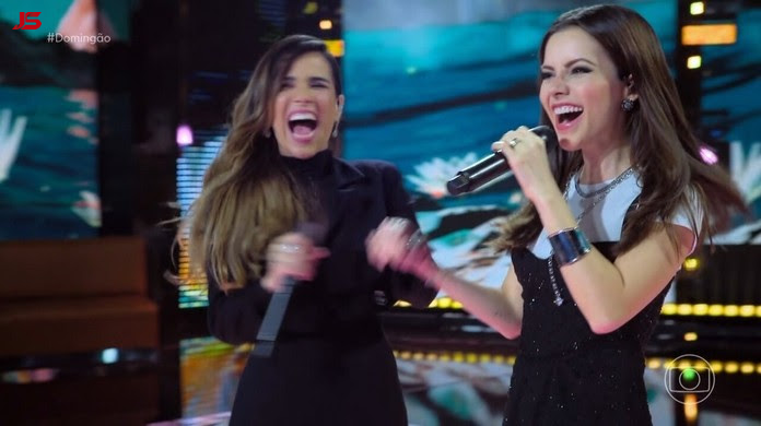 Sandy e Wanessa Camargo no Domingão com Huck: "Eu tinha dúvida se ela ...